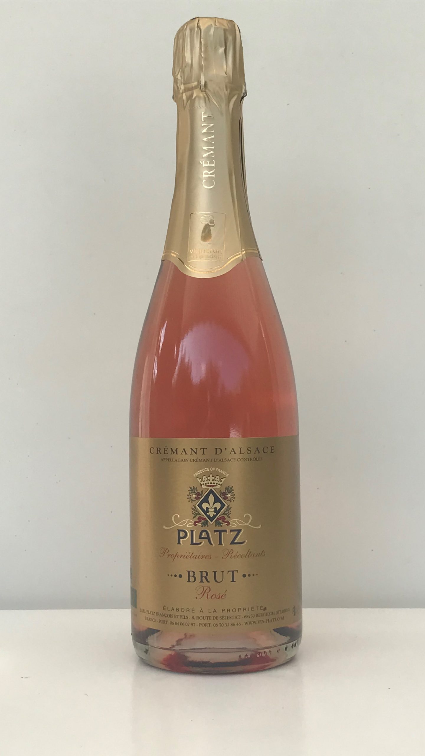 Crémant rosé - Vin Platz François et Fils
